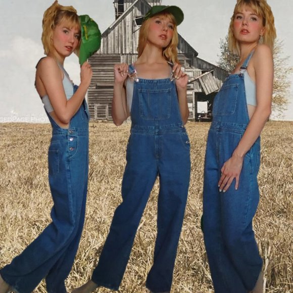 Jeans | Daisy Farmer Redneck Southern Country Girl Overalls Denim ...